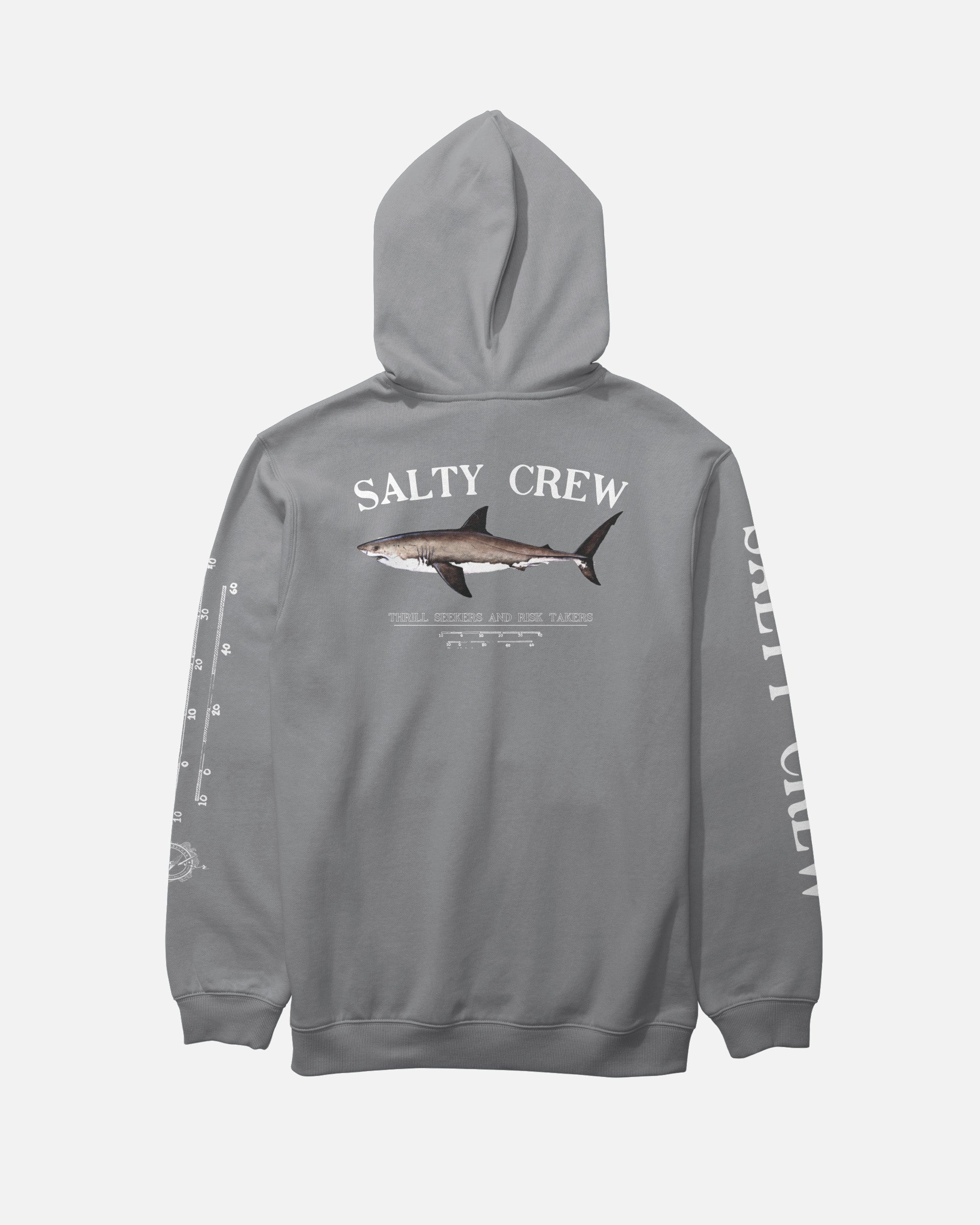 Bruce Hood Fleece - Shark Skin | Salty Crew Europe