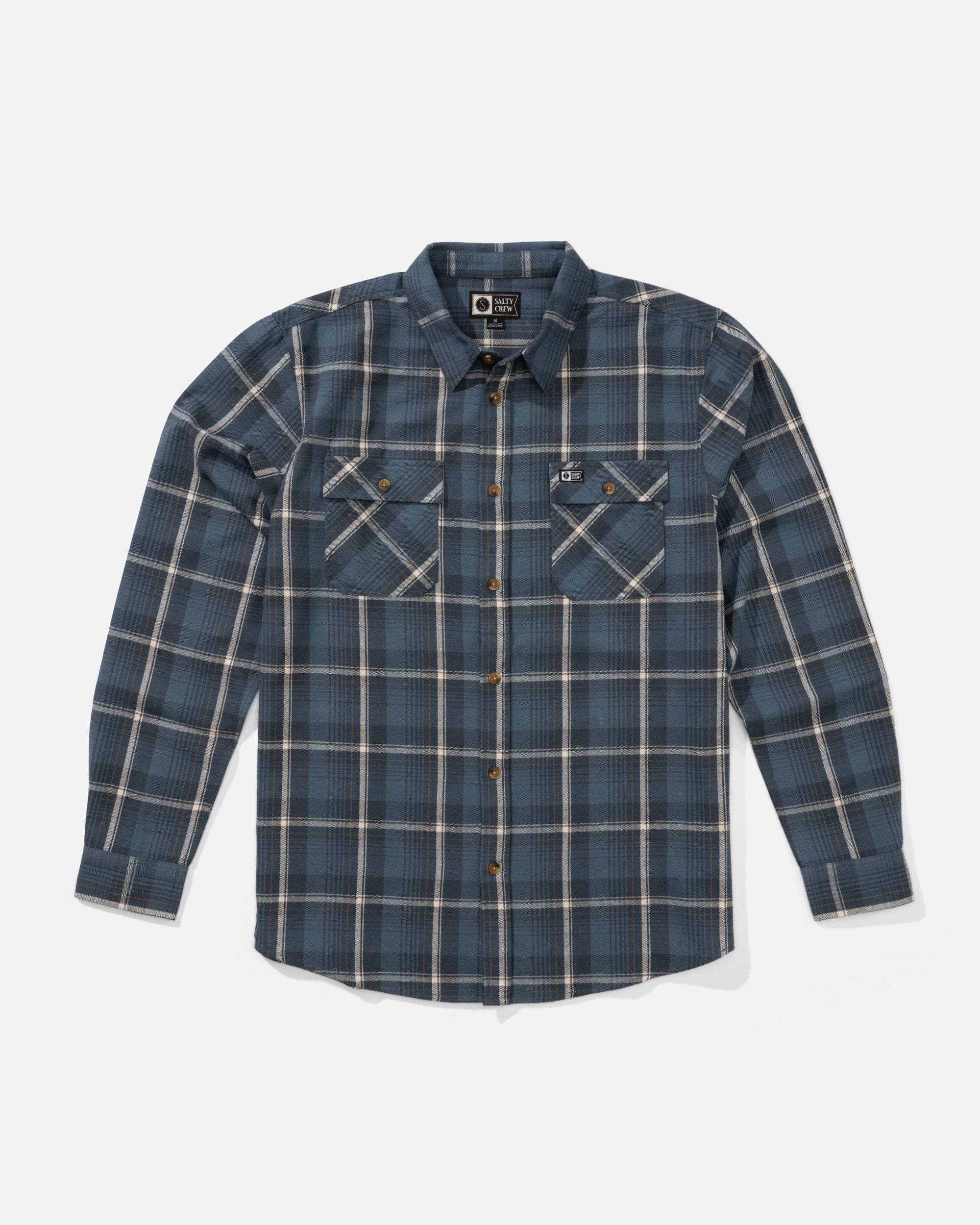 Daybreak Flannel - Channel Blue | Salty Crew Europe